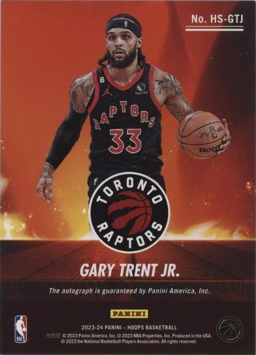 Preços baixos em 2023-24 Panini NBA Hoops - #HS-GTJ Gary Trent Jr. | eBay