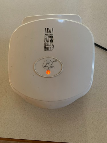 GEORGE FOREMAN LEAN MEAN FAT REDUCING GRILLING MACHINE GR10AWHT INDOOR ...