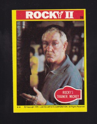 1979 Topps Rocky II Rocky's Trainer Mickey #28 | eBay