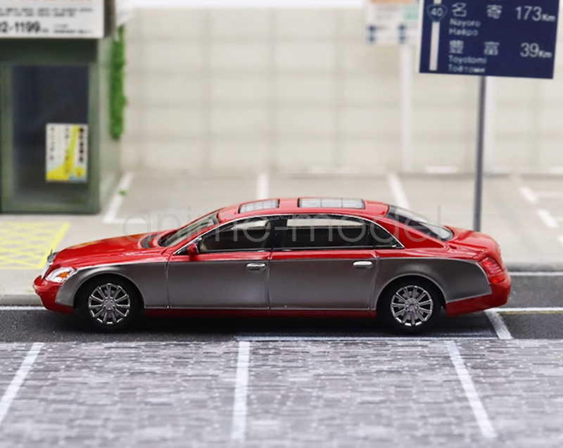 SH 1:64 Grey Red 62S Maybach Super Luxury Sedan Diecast Metal Car | eBay