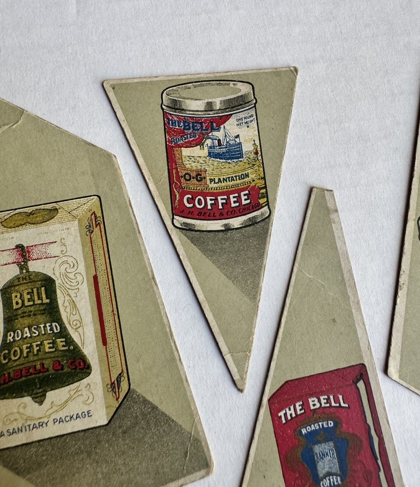 J H Bell & Co Chicago The Bell Advertising Vintage Coffee Tea Rare | eBay