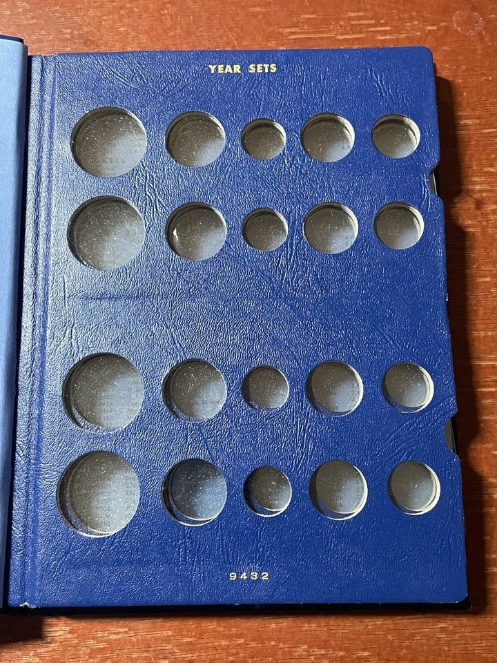Rare Vintage 1960 Whitman #9432 Year Sets Coin Album! 4 Pages ...