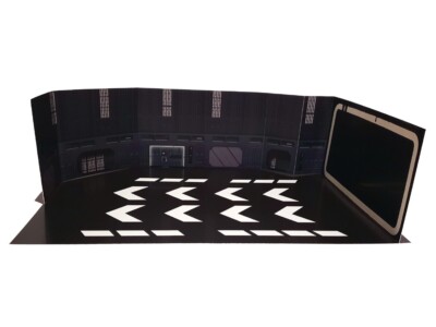 Death Star Hangar Bay Custom Diorama Backdrop Star Wars Micro Galaxy ...