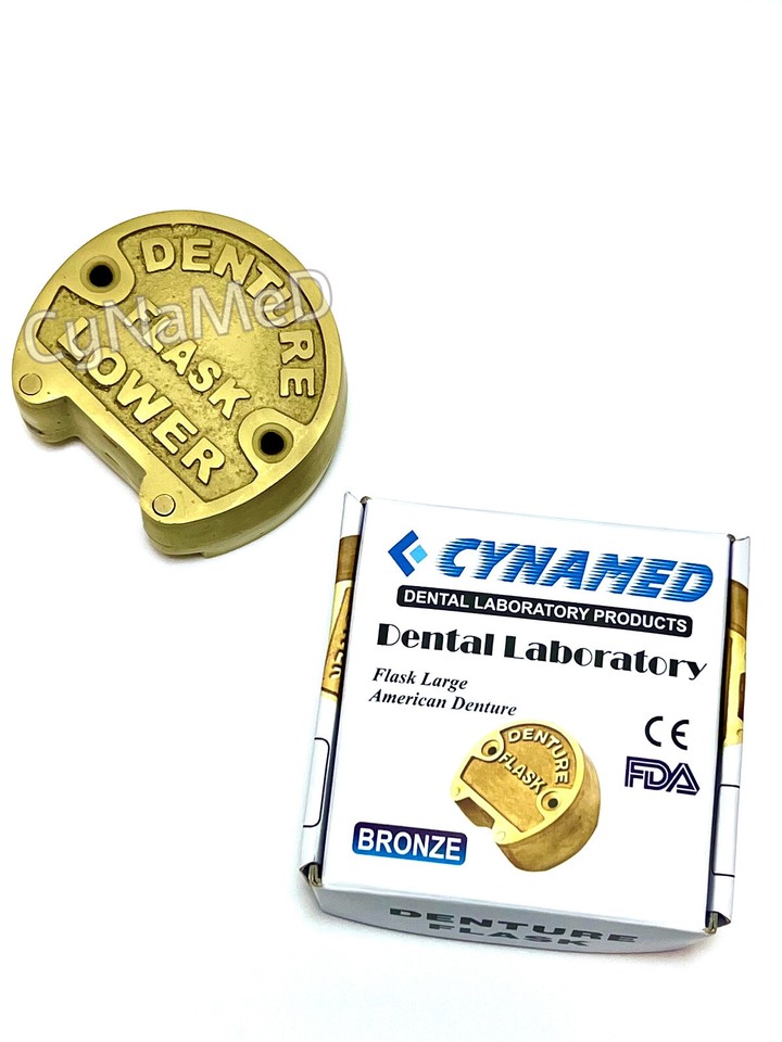 Dental Lab Flask | Bronze Denture Flask Press Compress | Upper Lower ...