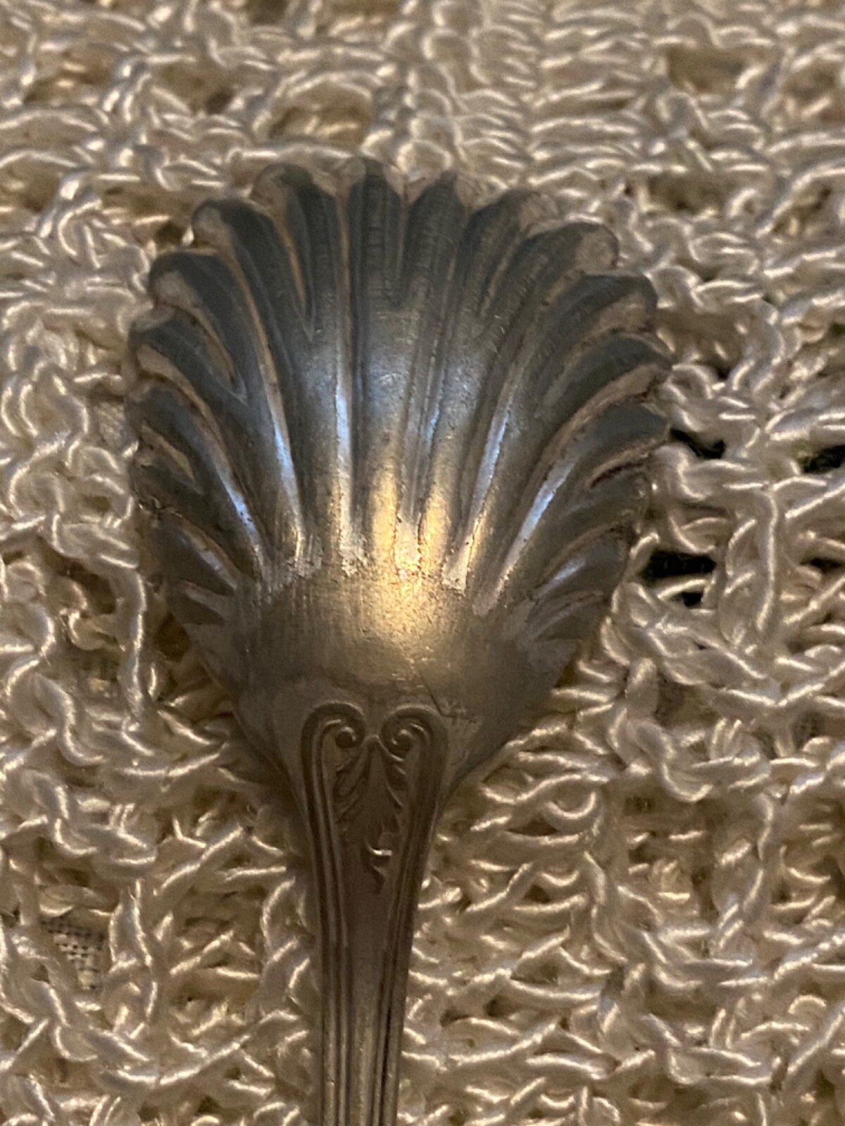 Antique 1847 ROGERS BROS A1 "OLIVE" SILVERPLATE SUGAR SHELL SPOON | eBay