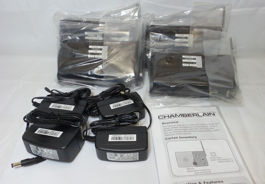Chamberlain NLS1 Wireless Portable Intercom Voice Activated Add-On Unit ...