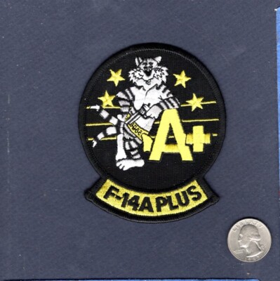 F-14 F-14A+ TOMCAT US NAVY Grumman VF- Fighter Squadron Mascot Shoulder ...
