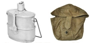 USSR Russian VDV Canteen Paratrooper Mess Kit Water Flask Bowl Cup w ...