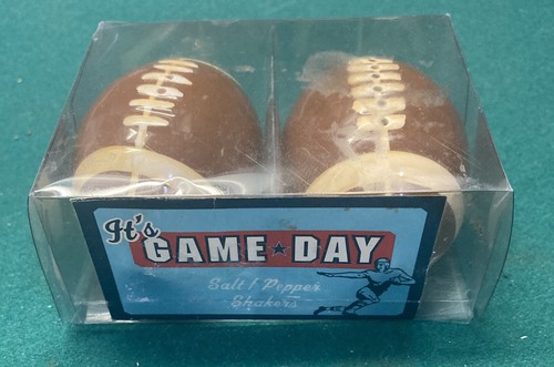 Football Salt & Pepper Shakers “Its Gameday” These are Brand New ...