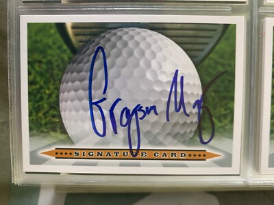 Grayson Murray autographed golf ball card | eBay