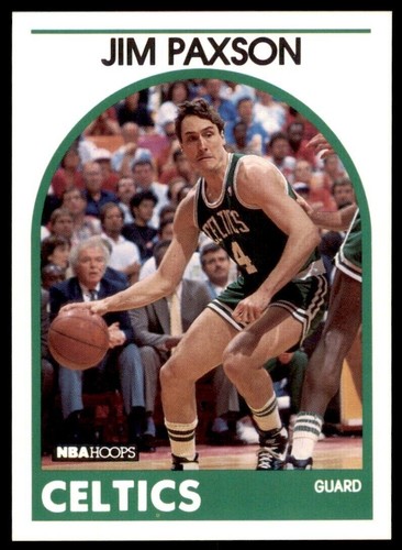 1989-90 NBA HOOPS Basketball Trading Card - JIM PAXSON #18 😎 Boston ...