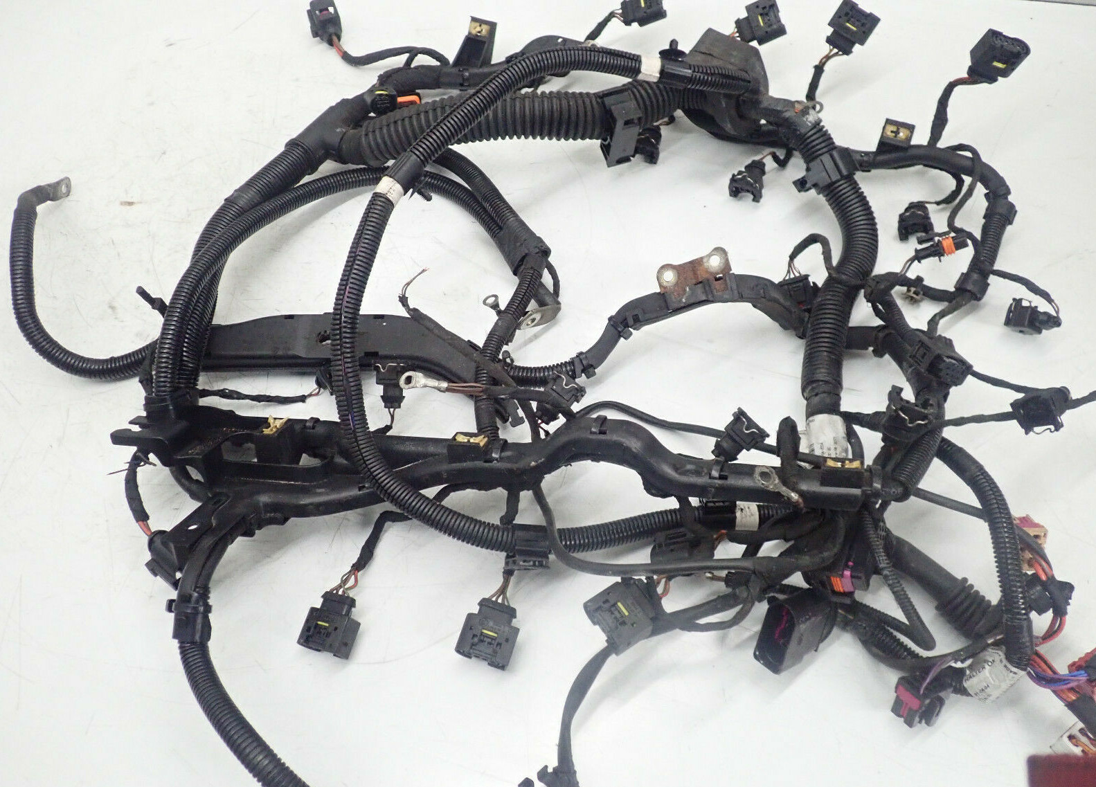 PORSCHE CAYENNE 4.5 TURBO PETROL 955 COMPLETE ENGINE WIRE LUME ...