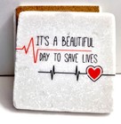 Greys Anatomy Marble Coaster gift, unique gift idea, Meredith Grey ...