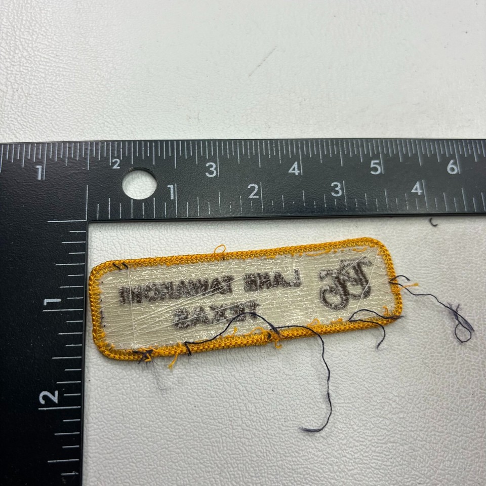 Vintage LAKE TEWAKONI TEXAS Tab Patch (TT Thousand Trails RV Camping ...