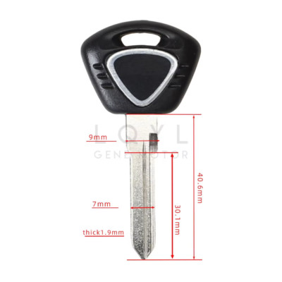 Triumph Motorcycle Blank Key BLACK T 100 T 900 T 800 1050 TIGER 800 ...