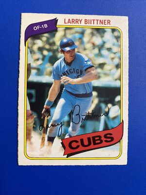 1980 O-Pee-Chee Larry Biittner #334 Chicago Cubs | eBay