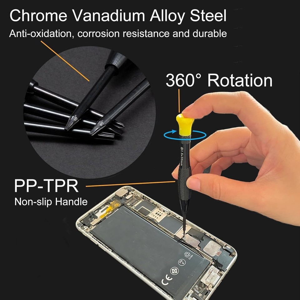 18PCS Mini Precision Screwdriver Set Magnetic Torx Computer Eyeglass ...
