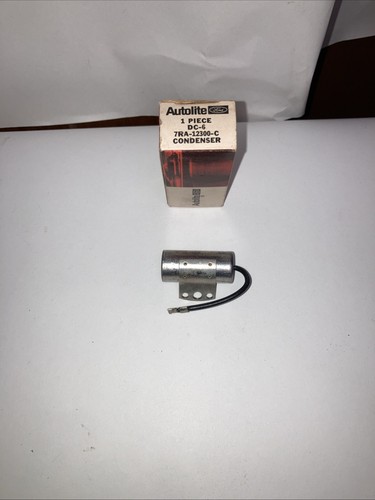 Ford Mustang 289 HiPo Boss 302 NOS Autolite DC-6 Dual Point Condenser ...