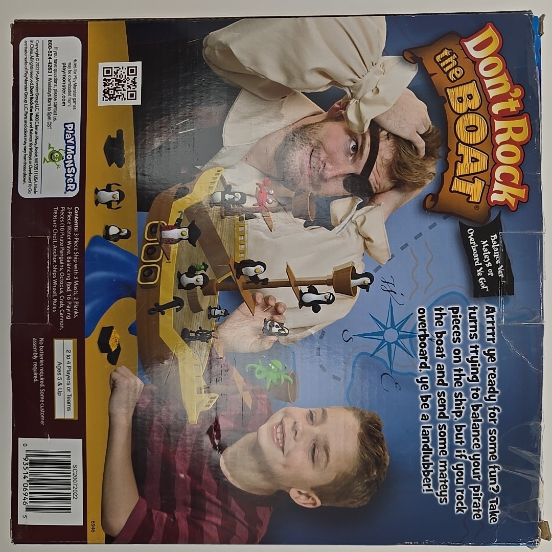 Don't Rock the Boat Pirate Penguins Skill & Balancing Family Game ...