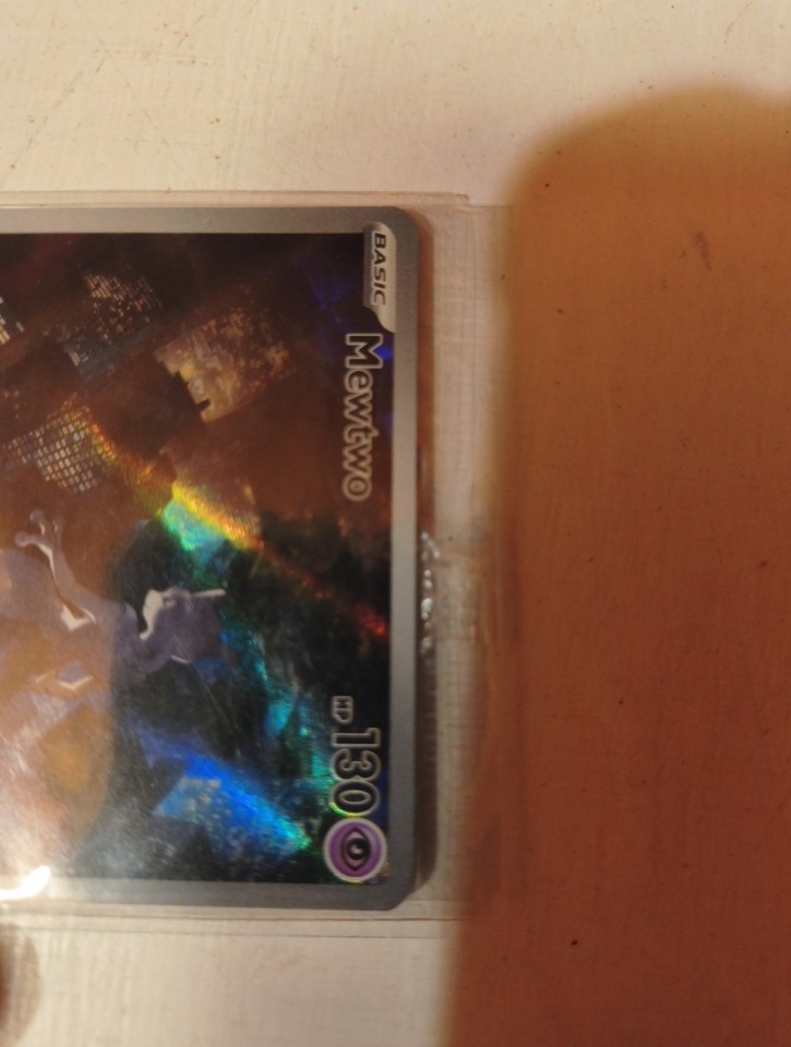 Pokemon 151 Mewtwo 052 Scarlet & Violet UPC Black Star Promo Card Holo ...