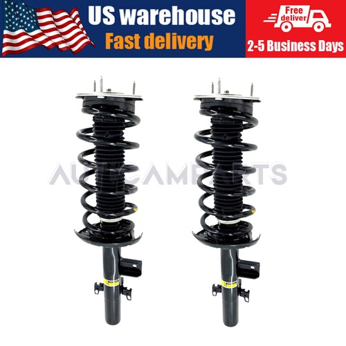 Pair Rear Shock Struts Assemblies For Land Rover LR2 2008-15 #LR005573 ...