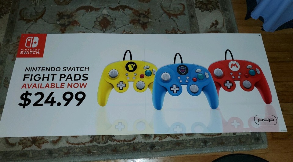 NINTENDO SWITCH GAMESTOP POSTER NINTENDO Switch ADVERTISEMENT | eBay