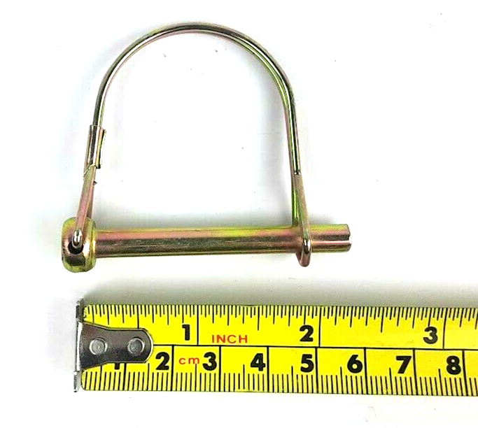 50 PACK LOT 1/4" COUPLER SAFETY PIN SNAP LOCK TRAILER ROUND HANDLE ...