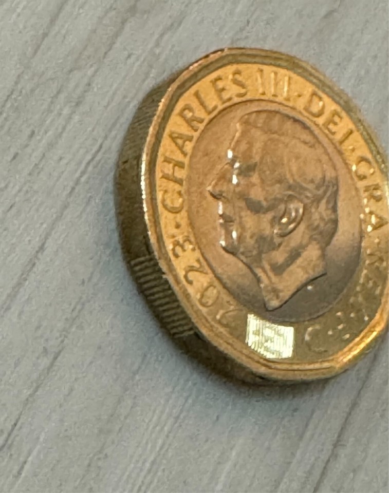 Double Sided Coin King Charles £1 Heads / Tails on both sides - Same ...