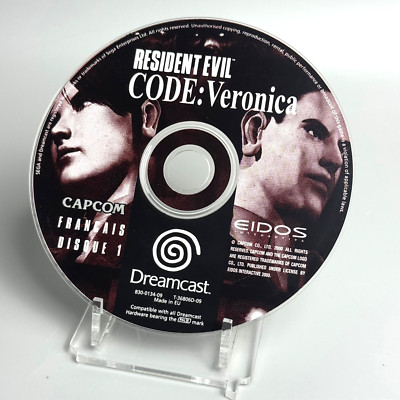 Resident evil code : Veronica disque1 sur SEGA DREAMCAST PAL (CD seul ...