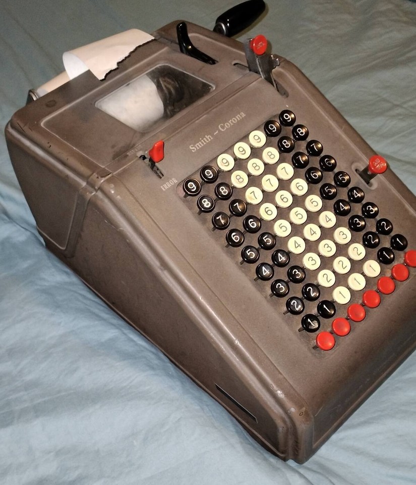LC Smith & Corona Typewriter Inc Vintage Antique Calculator Adding ...