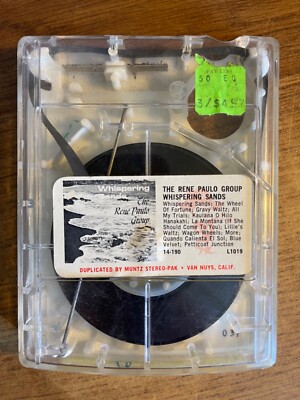 THE RENE PAULO GROUP WHISPERING SANDS RARE MUNTZ 4 TRACK TAPE LATE NITE ...