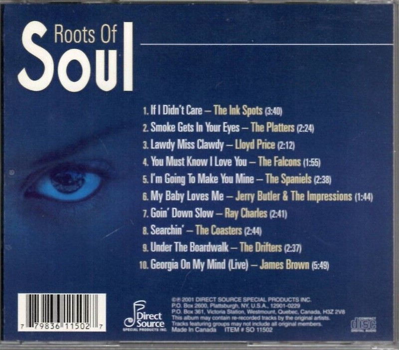 Roots of Soul CD Direct Source, 2001, SO-11502, Various, Platters ...