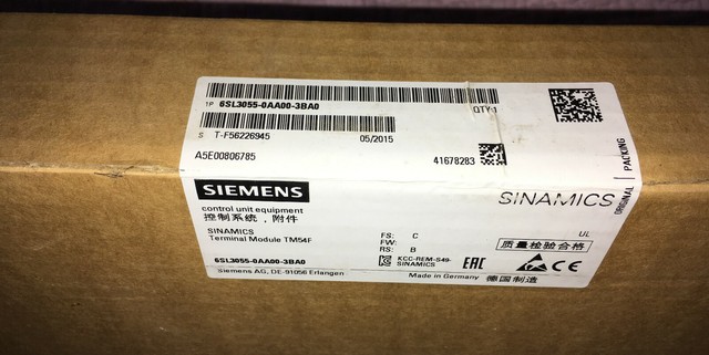 Siemens Sinamics Terminal Module Tm54f 6sl3055-0aa00-3ba0 for sale ...