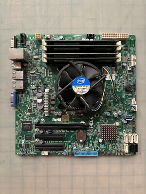 Supermicro X10SLM-F mATX Server & Intel Xeon E3-1220V3 w/ 32GB DDR3 ...