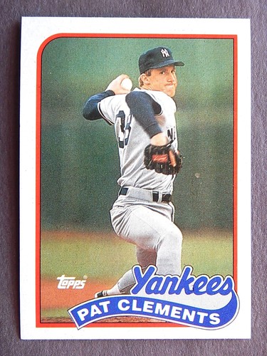 Pat Clements #159 Topps 1989 Baseball Card (New York Yankees) VG | eBay