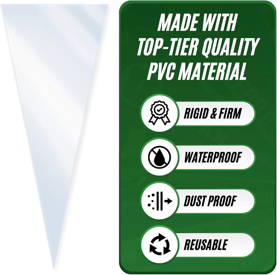 Hard Rigid Pennant Toploaders | 12" X 30" Plastic Pennant Holders ...