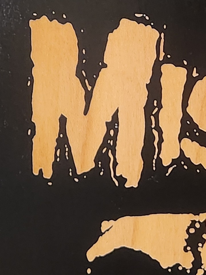 Misfits - Evil Never Dies - Skull Cut - Laser Engraved - Skateboard ...