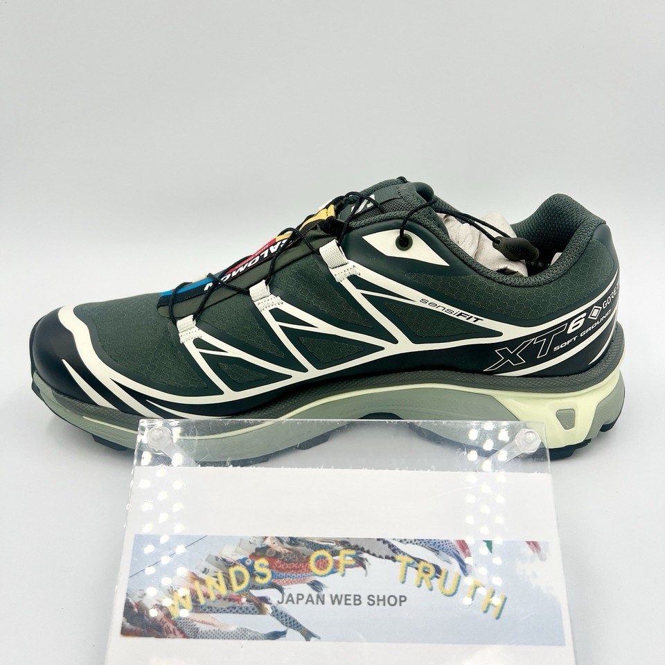 Salomon XT-6 GORE-TEX Urban Chic Black Lime Cream L47581300 Men's US 5 ...