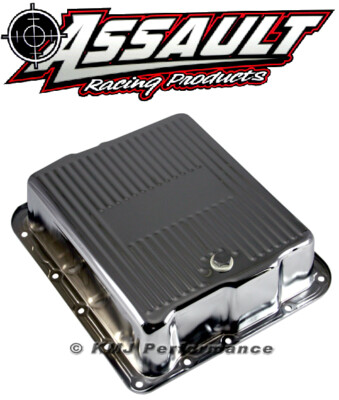 GM 700R4 4L60E Chrome Deep Transmission Pan Extra Cap 4L60 4L65E ...