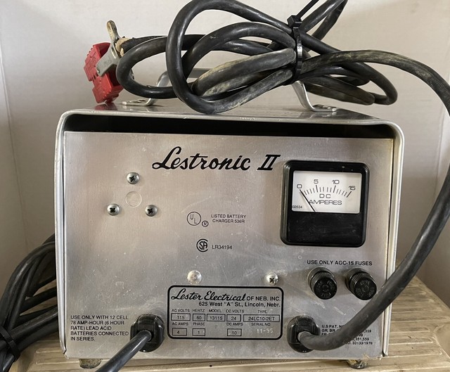 Vintage Lestronic II 24 Volt 20 Amp Fully Automatic Battery Charger for sale online | eBay
