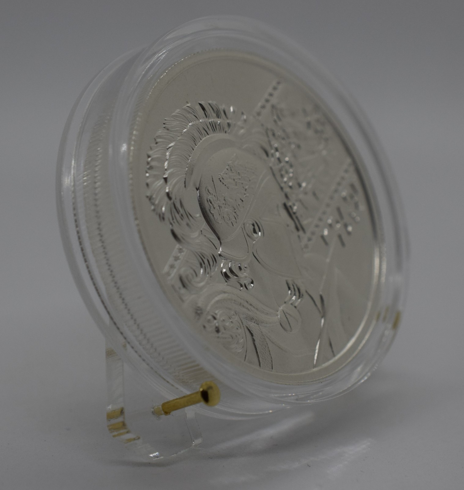 5 Capsules for 2 oz Silver Rounds 40mm X 6,6mm - Molon Labe ...