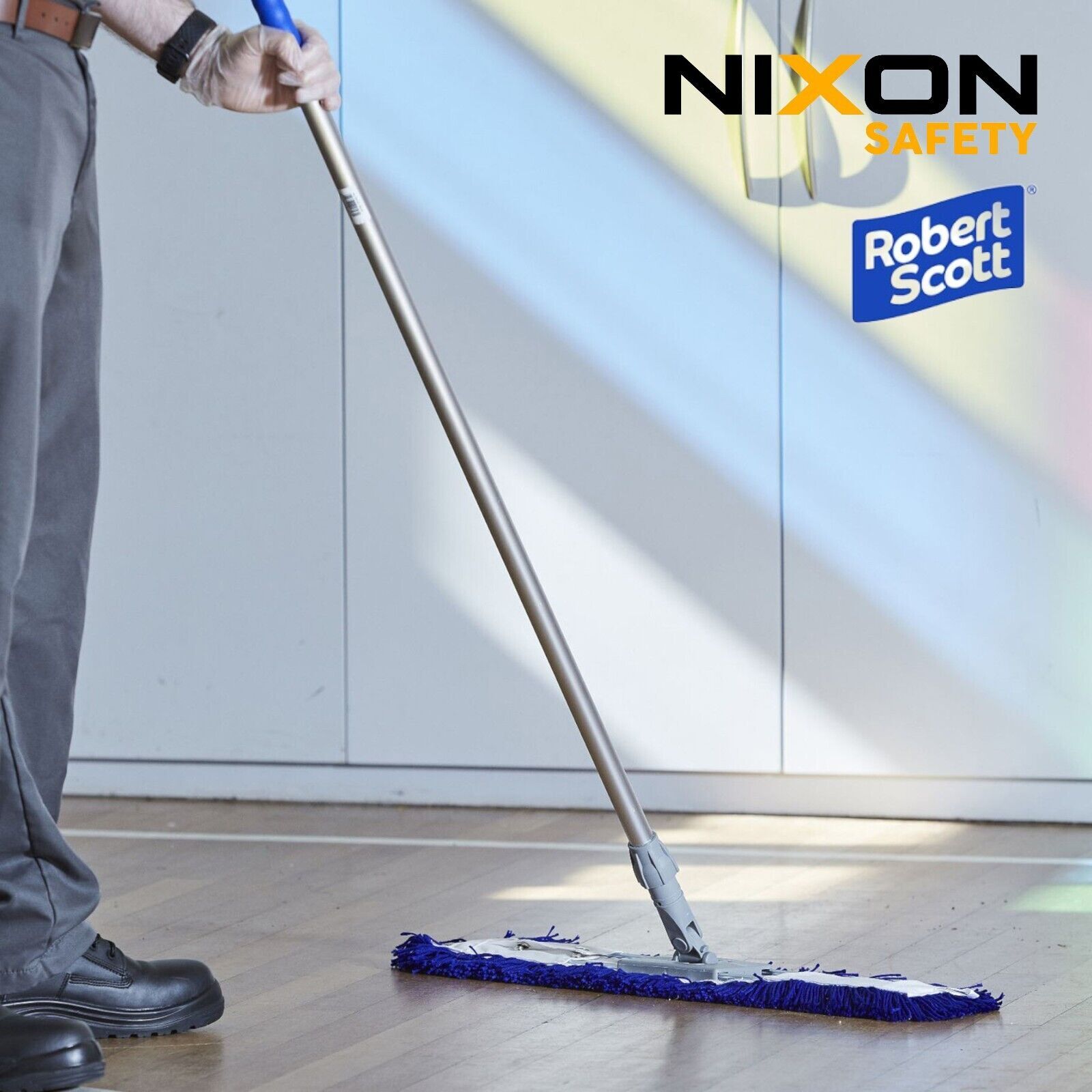 Robert Scott 40cm Floor Sweeper Dust Control | Grelly UK