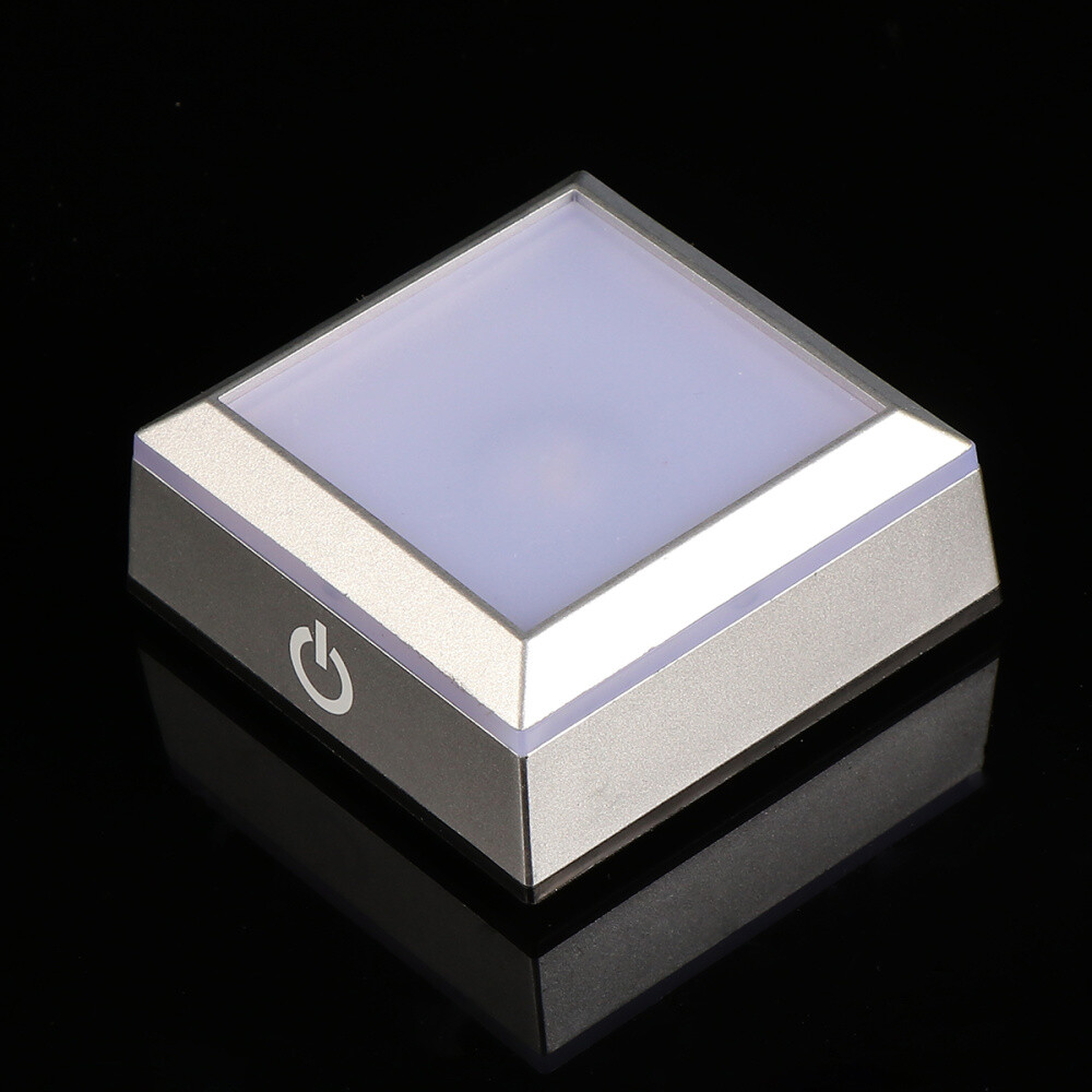 Lighted Bases For Glass