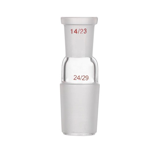 Glass Reducing Adapter From Male 24/29 To Female 14/23 Lab Chemical ...