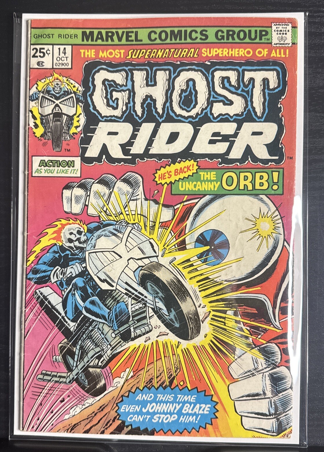 Ghost Rider #14 The Uncanny Orb (1975 Marvel Comics) | eBay