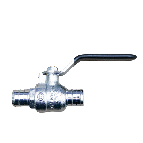 Zurn Pex Brass PEX Inline Ball Valve Lever Handle 3/4" Barb x 3/4" Barb ...