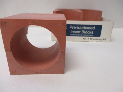 MCT BRATTBERG INSERT BLOCK 60/50 P/N 3-00406500 LYCRON 8 PC LOT= 4 PAIR ...