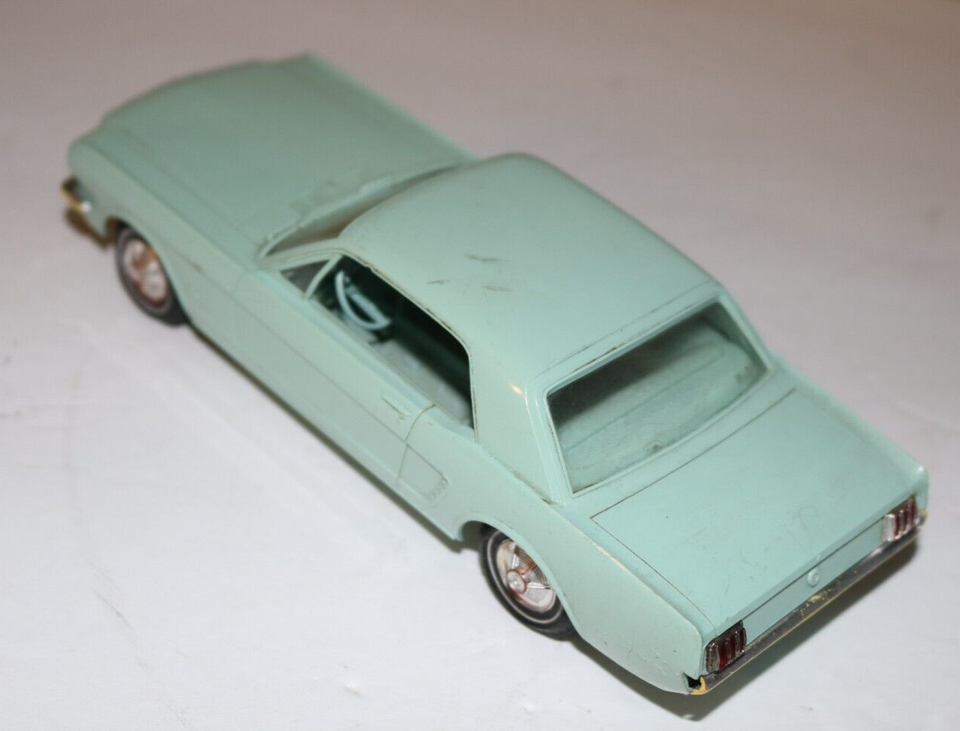 AMT 1965 Ford MUSTANG Dealer Promotional Model Car Light Blue Vintage ...