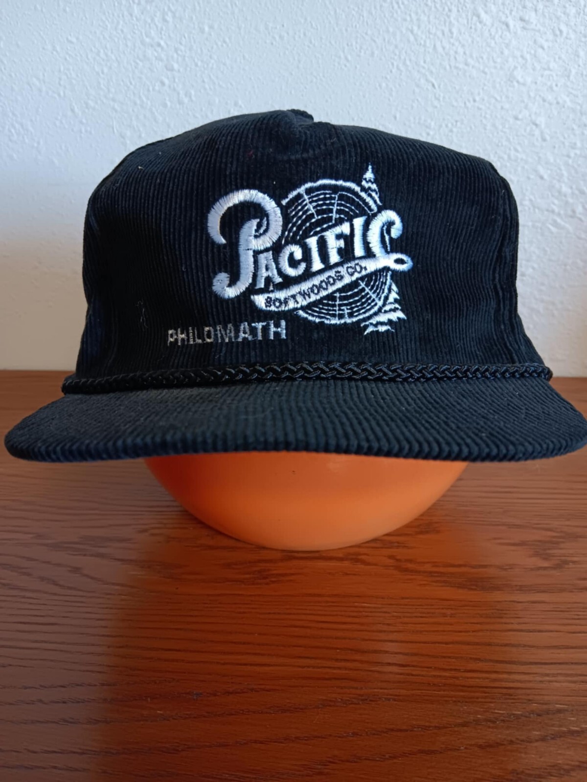 Vintage Corduroy Pacific Snapback Hat Mohrs Brand One… - Gem