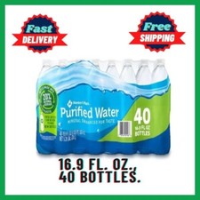Member's Mark NGB561914 Purified Water Bottles - 40 Bottles Per Pack ...